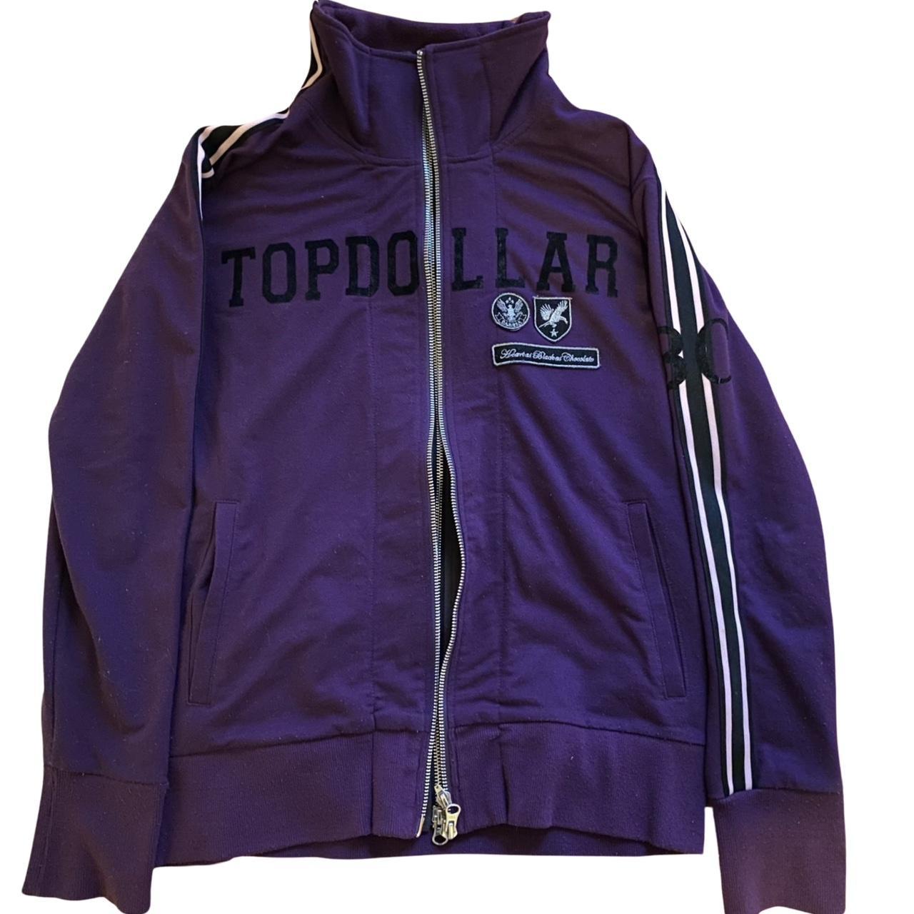 PPFM Topdollar Double Layer Zip-Up Beautifully... - Depop