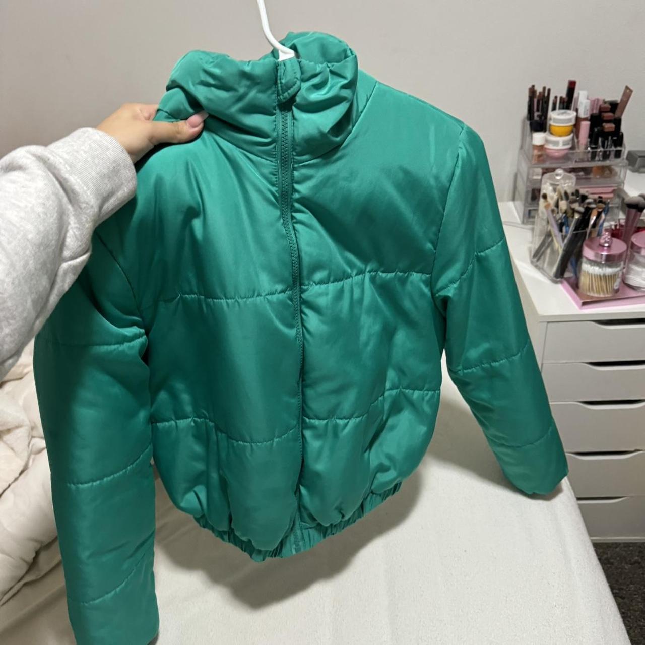Wild fable jacket - woman’s xs/s - super cute green... - Depop