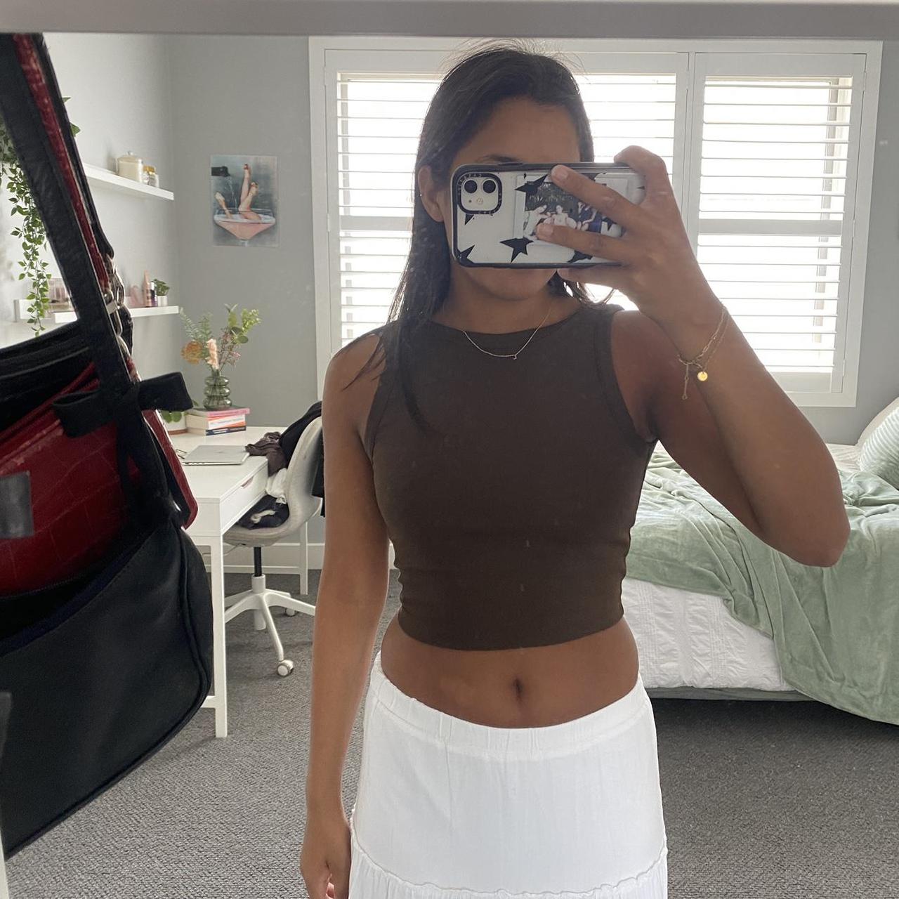 Backless singlet top Amelie Star x NAKD Size XXS - Depop