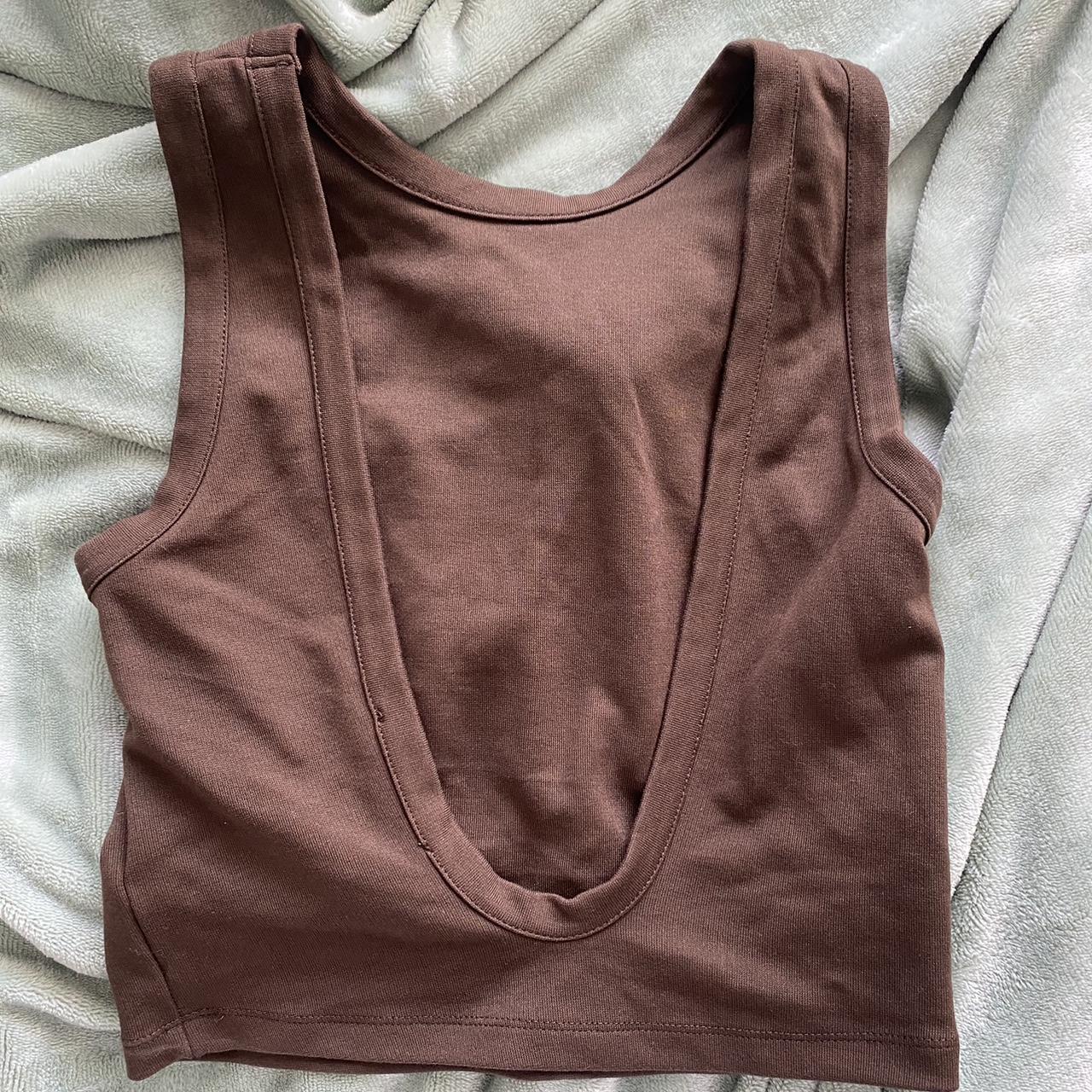 Backless singlet top Amelie Star x NAKD Size XXS - Depop
