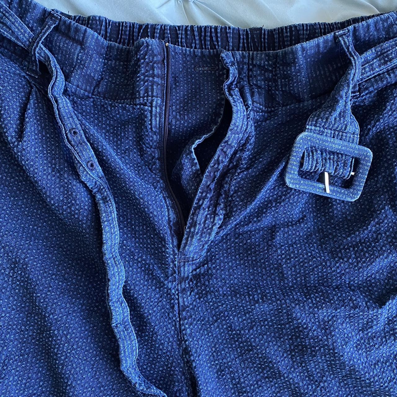 A New Day Women's Navy and Blue Shorts | Depop