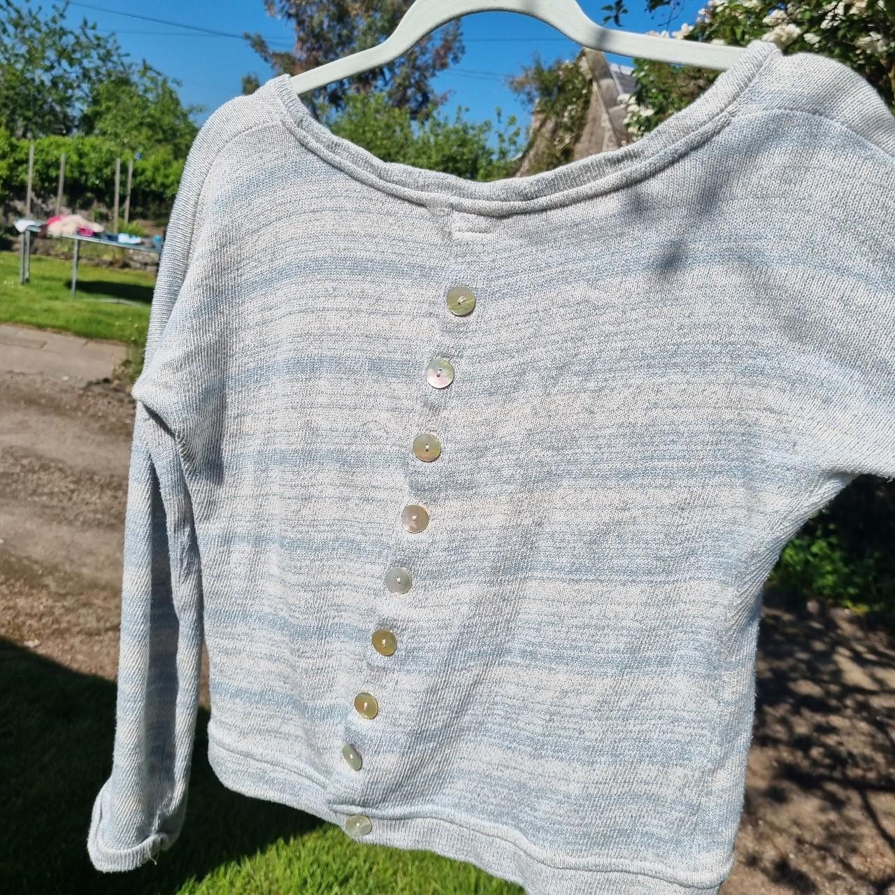 Almost off the shoulder knit jumper Size 10 Brand... - Depop