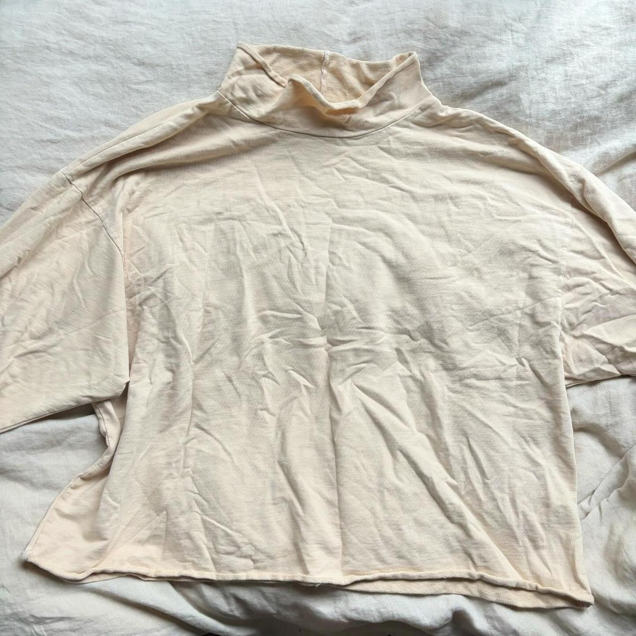 Honeydove Vintage mock neck - “undyed” color - so... - Depop