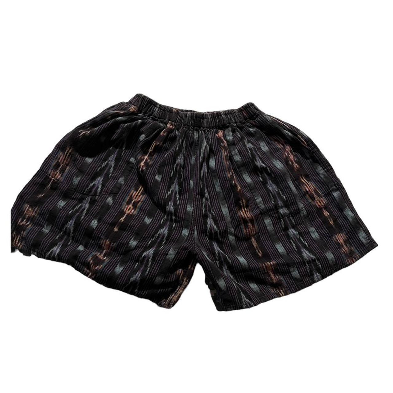 Vintage 90s Aztec Native Shorts Size Mens Medium... - Depop