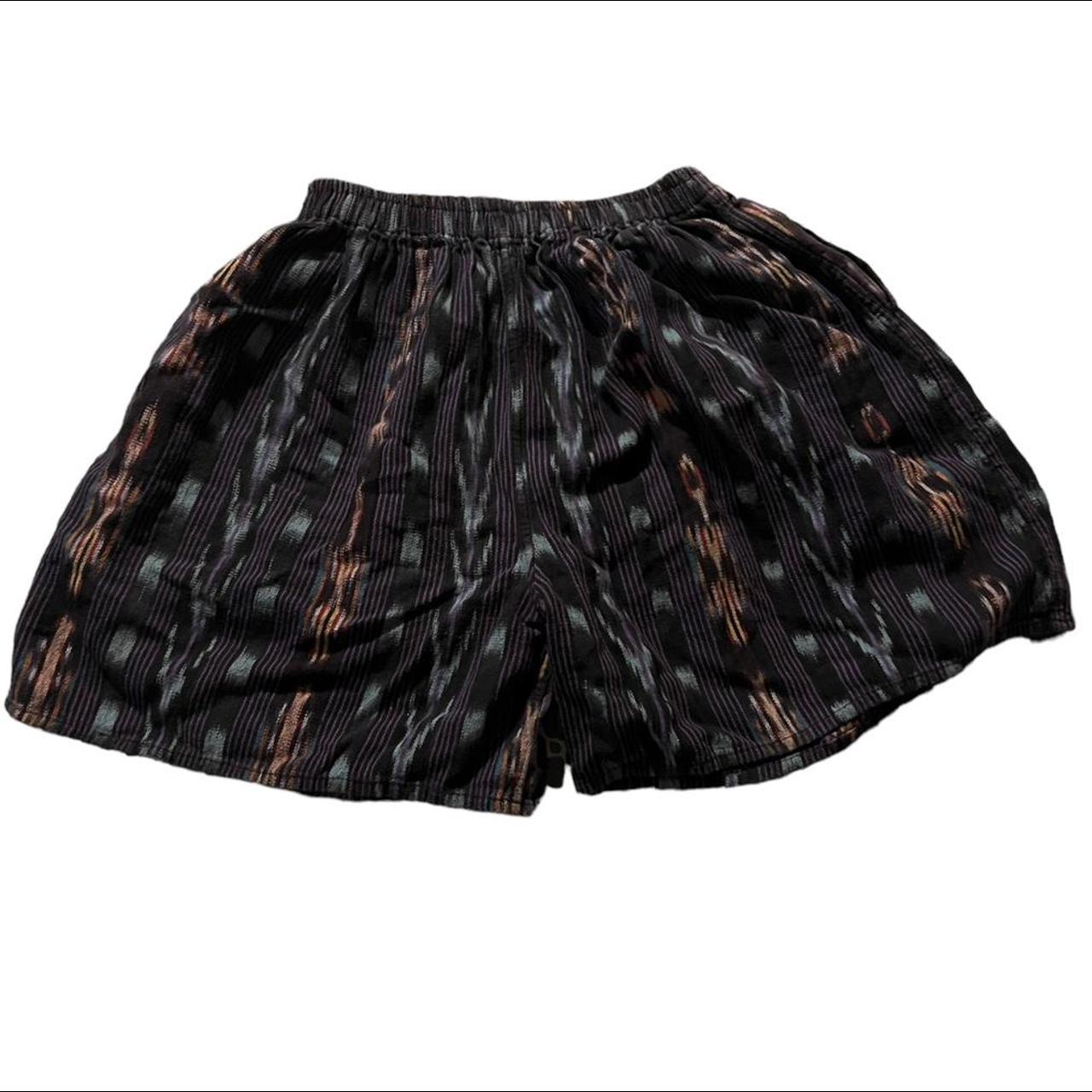 Vintage 90s Aztec Native Shorts Size Mens Medium... - Depop