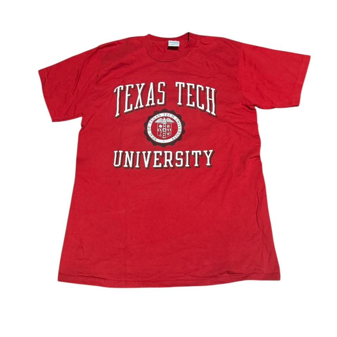 Vintage Texas Tech University Red Shirt Size Mens... | Depop