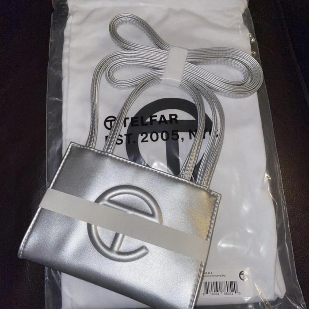 Small sliver telfar bag, not needed anymore due to... - Depop