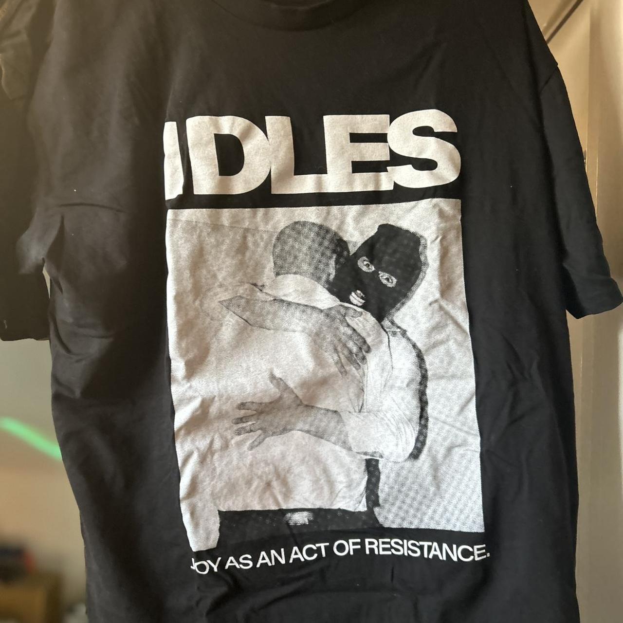 IDLES “Joy As An Act Of Resistance” shirt. Printed... | Depop