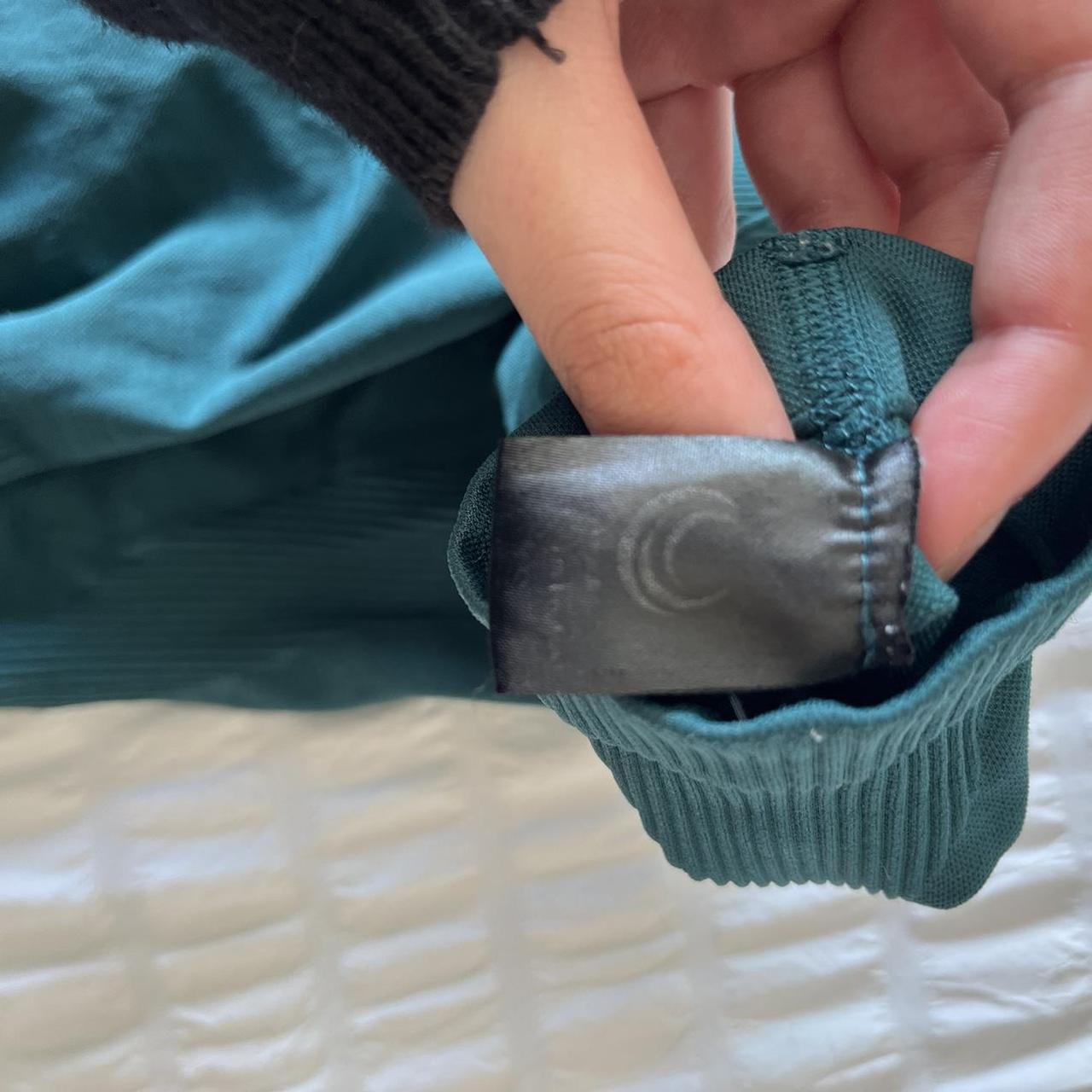 Lazuli label sculpt seamless leggings in teal green/... - Depop