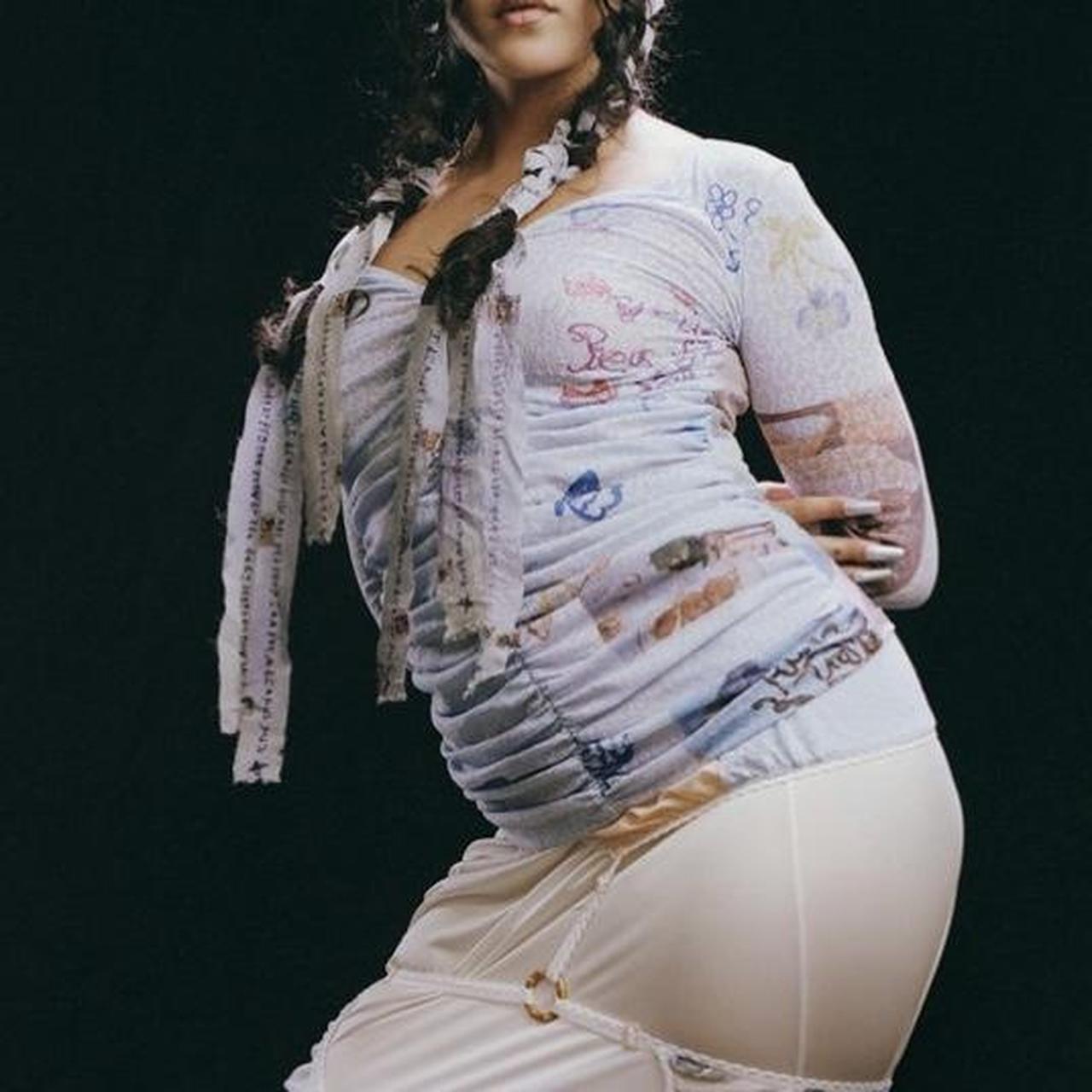 RTTS RAMP TRAMP TRAMP STAMP BLUE LONG SLEEVE SEXY... - Depop