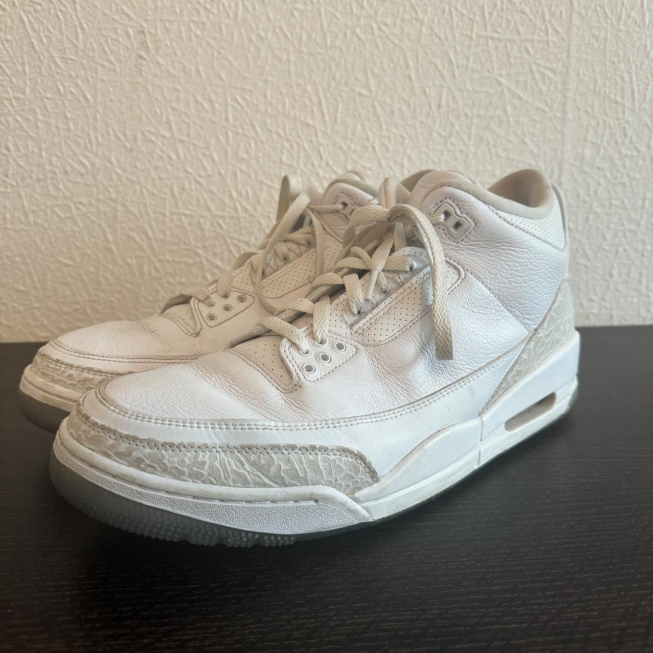 Jordan 3 Triple White Size UK 11 - Depop