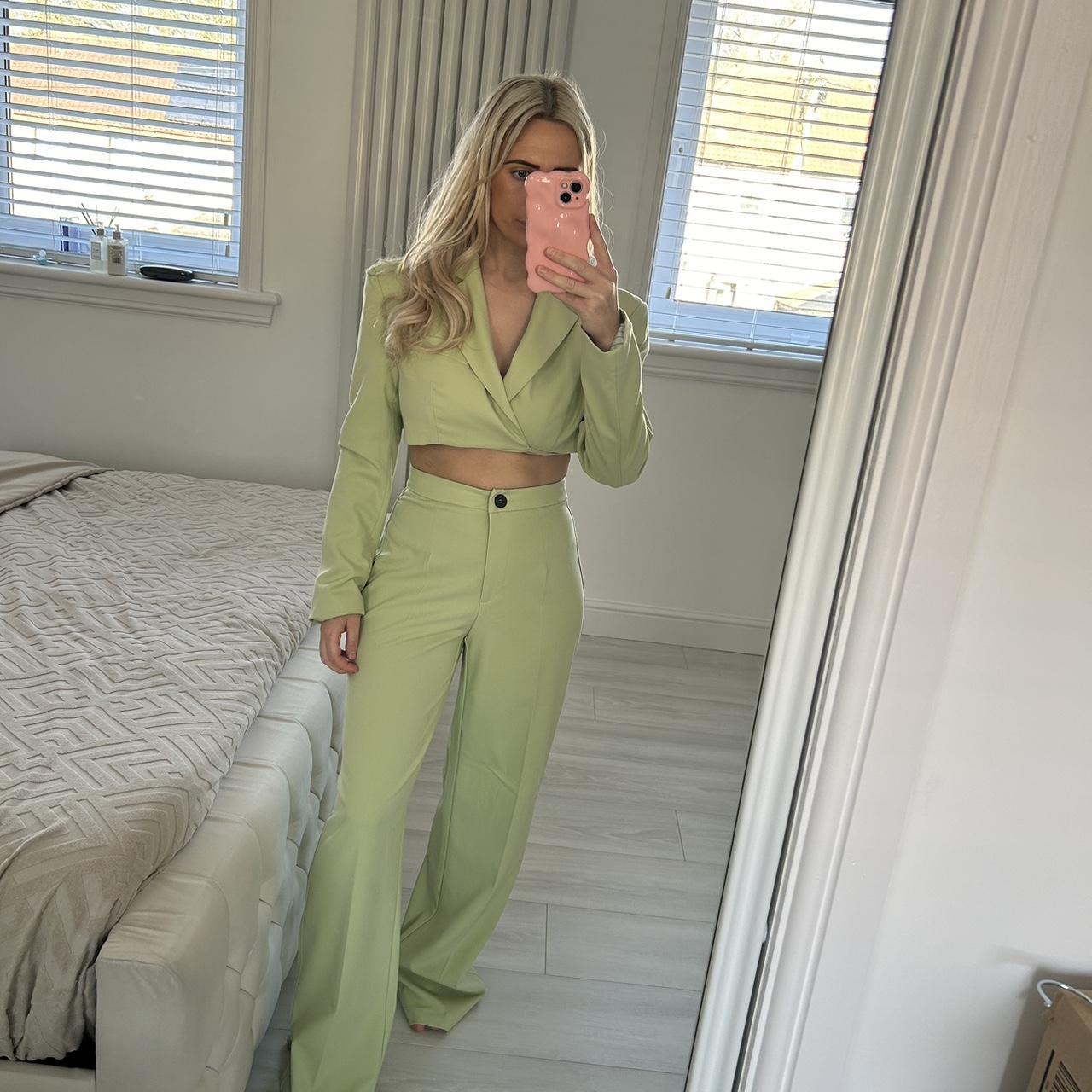 Bershka Co-rd Top size S, worn once Bottoms size 8,... - Depop