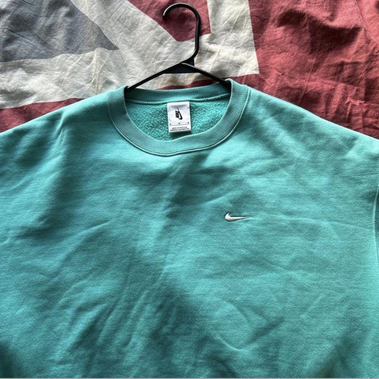 Nike crew neck jumper Vintage Nike swoosh crew... - Depop