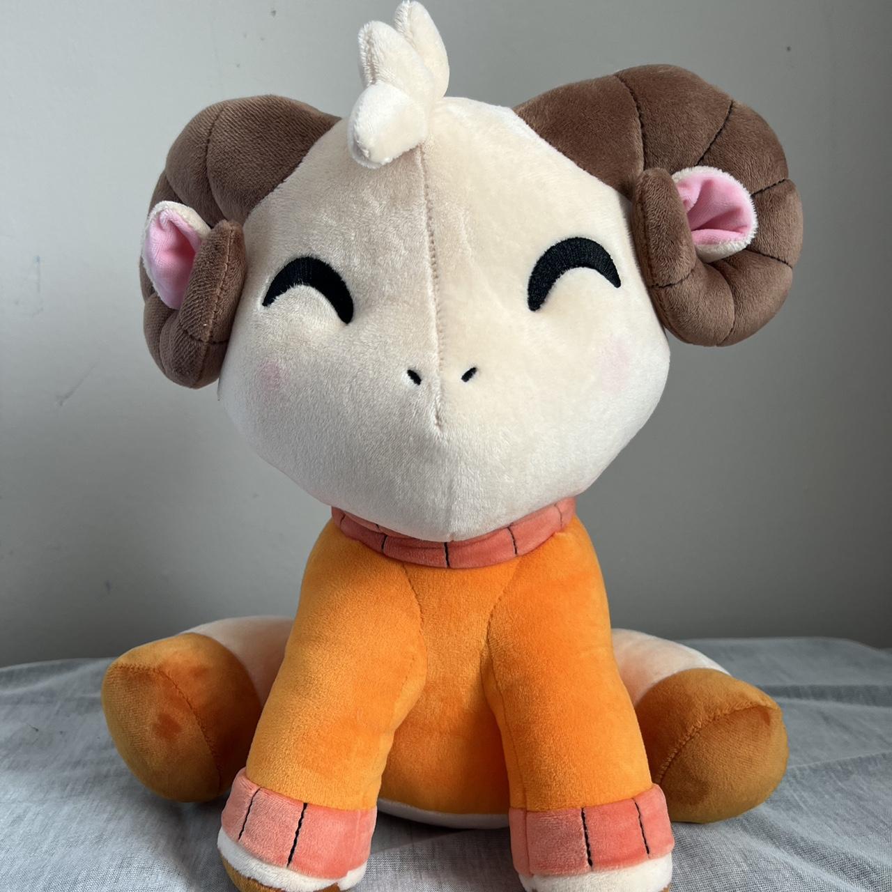 schlatt youtooz orange rammie plush brand new only... - Depop