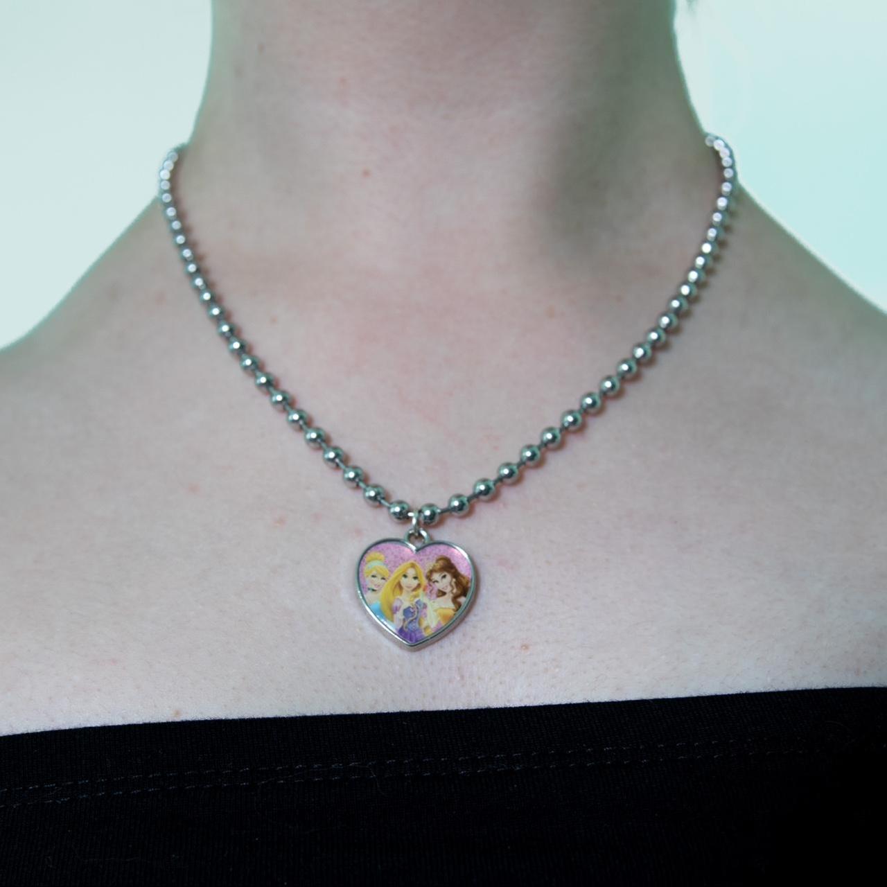 Disney princesses ball chain necklace Cinderella,... - Depop