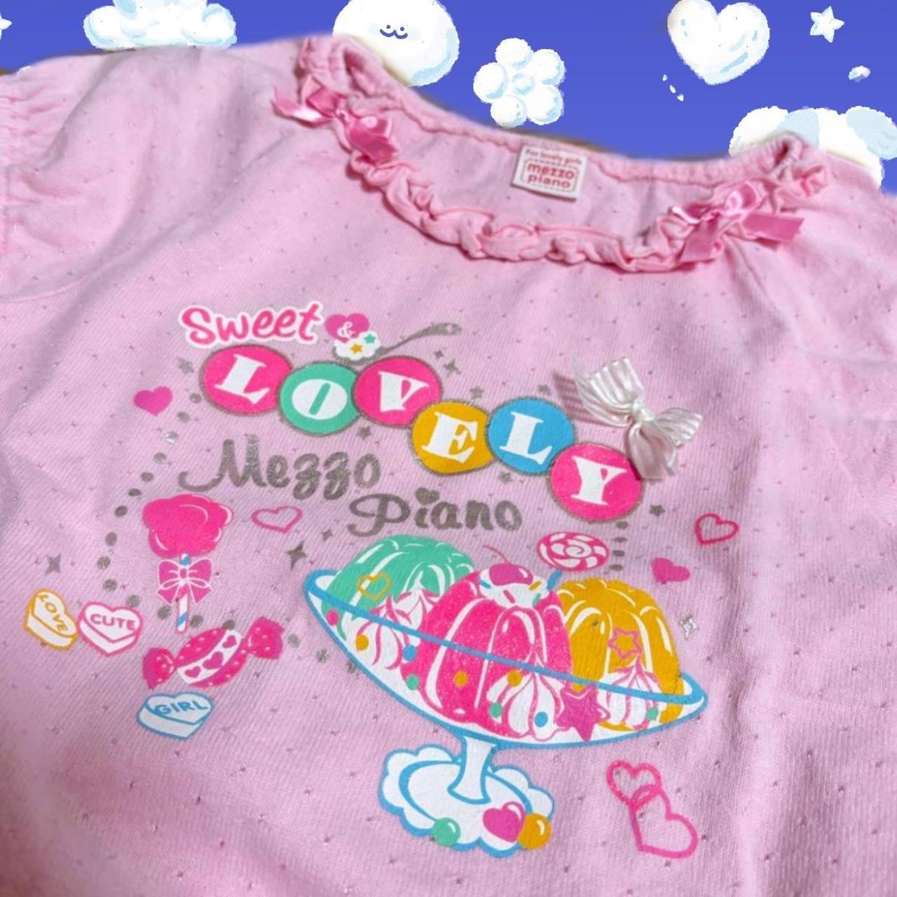 Pink mezzo piano jello top Fits like a U.S. small!... - Depop