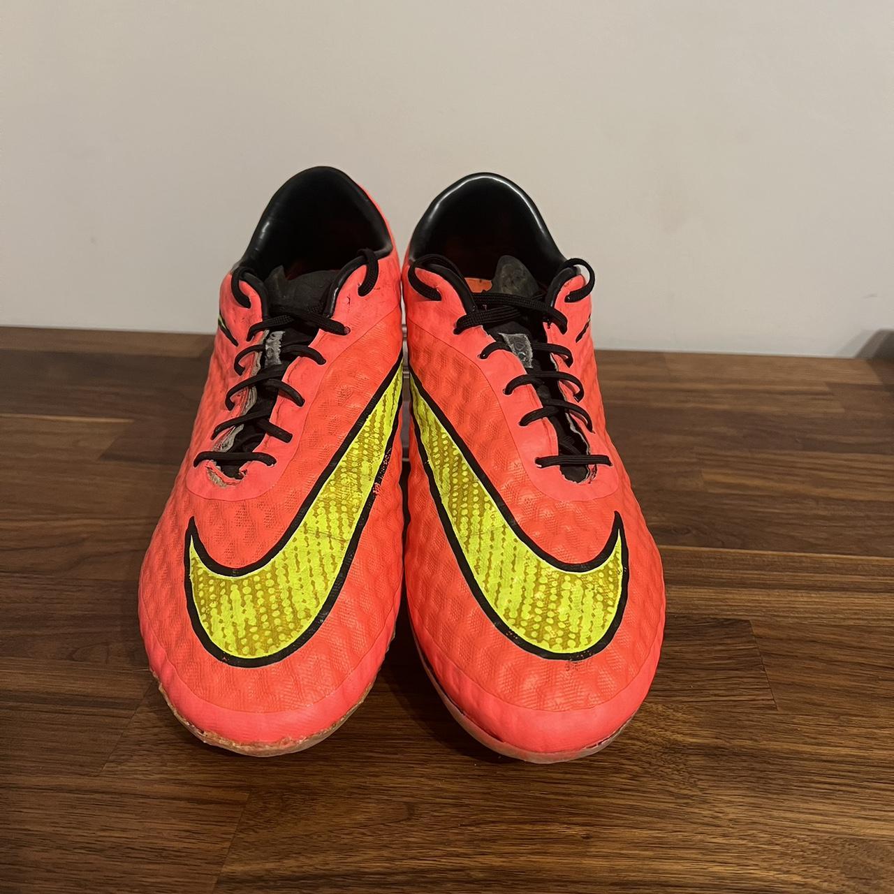 Nike Hypervenom Phantom SG Pro - Crimson/Volt/Hyper... | Depop