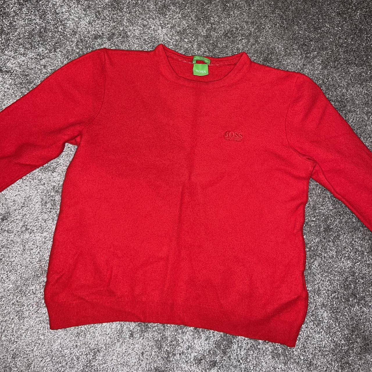 Hugo Boss Jumper Will keep you warm, thick... - Depop