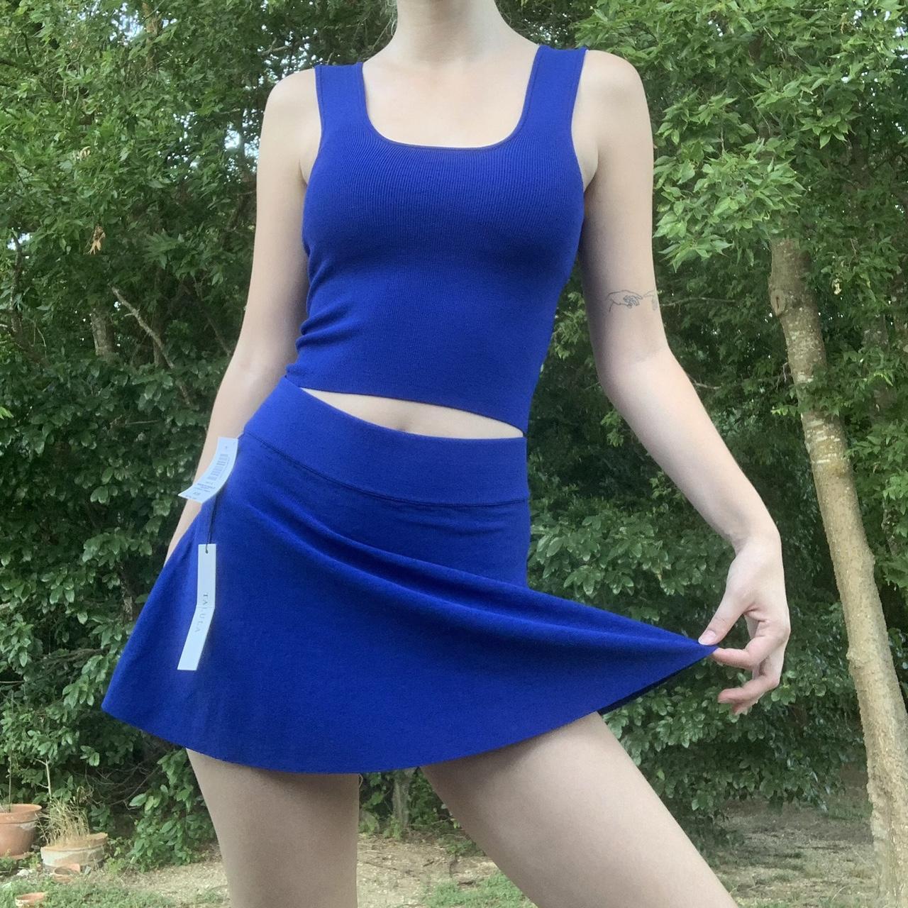 Royal blue Talula set Brand is Talula (an Aritzia... - Depop