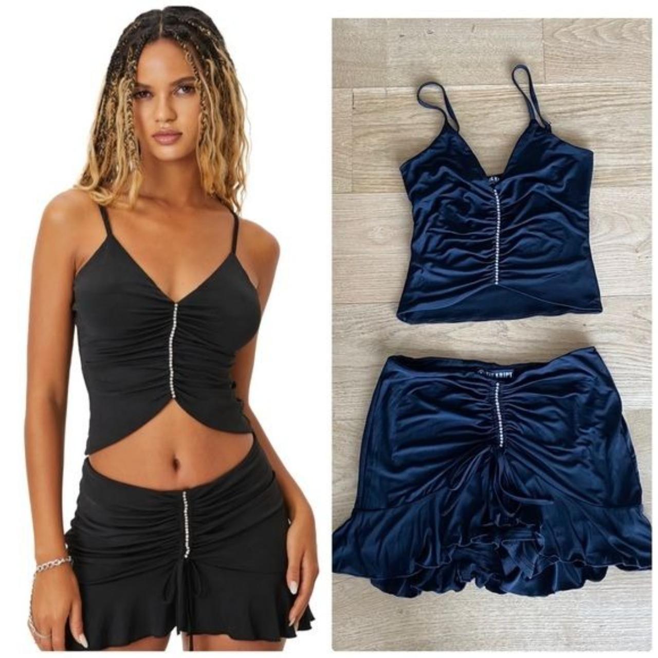 The Kript - Nora Skirt Set in Black GS1006 Size... - Depop