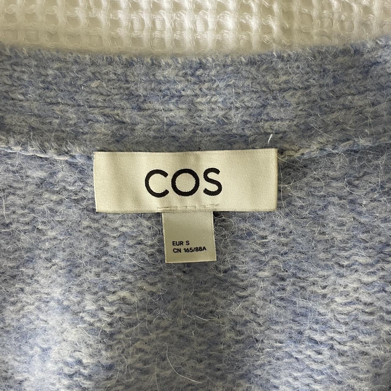 Cos V Neck Cardigan - Beautiful light blue marle... - Depop