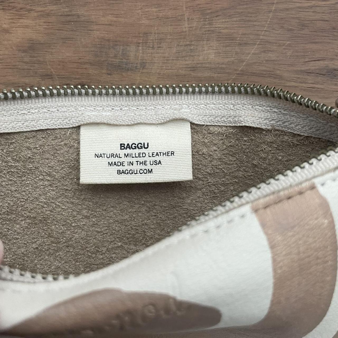 Baggu x Land of Nod Leather Zipper Pouch Bag Hard... - Depop