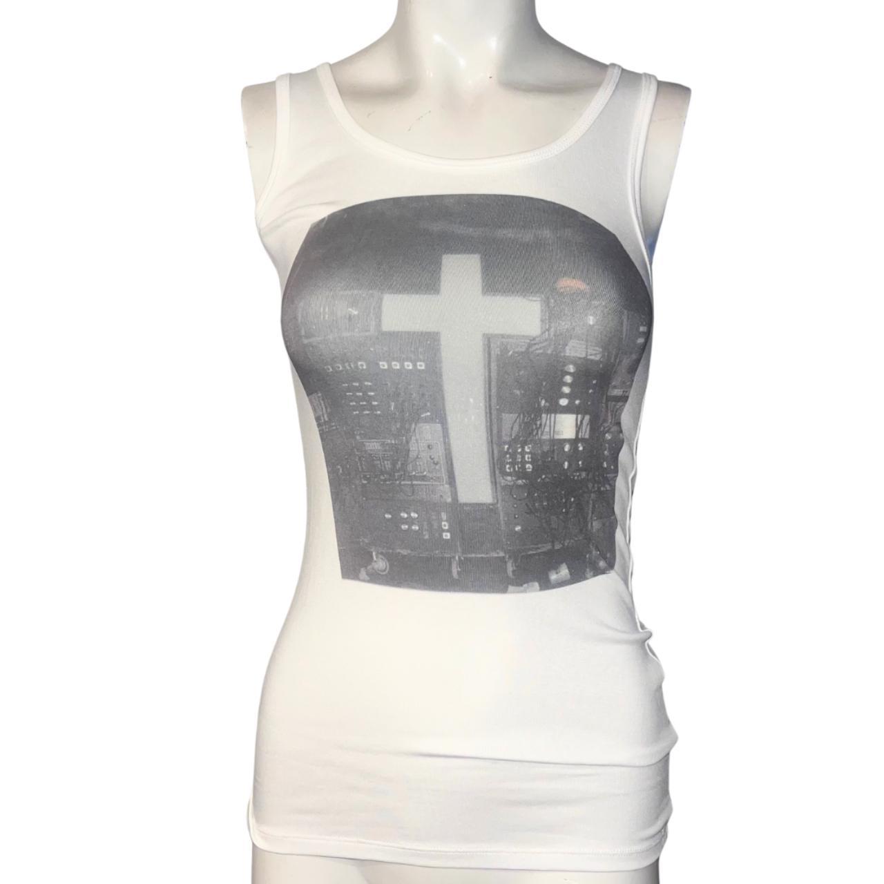 Justice DJ set cross stage tank - brand of tank top... | Depop