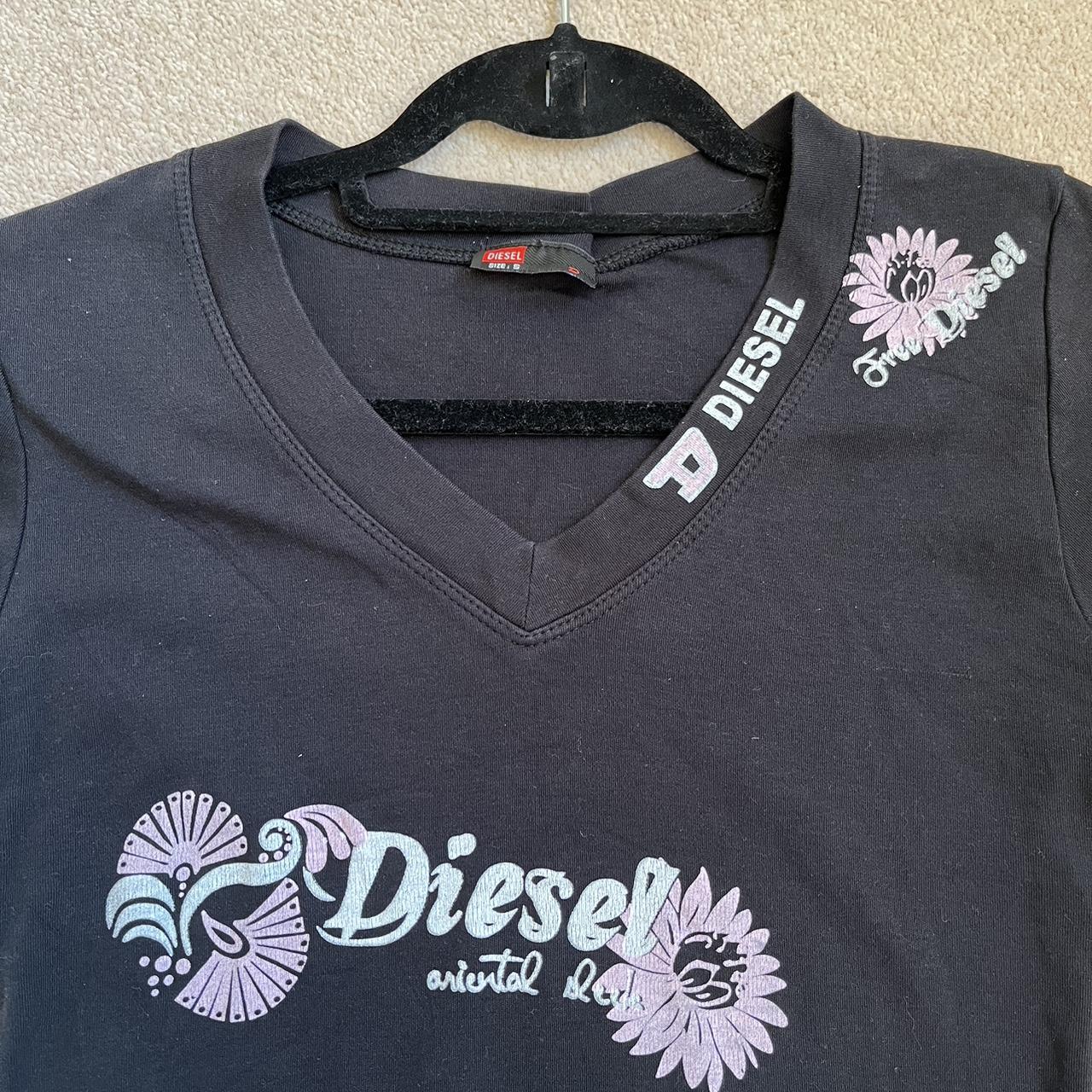 Diesel crop top 10/10 condition and so so cute - Depop
