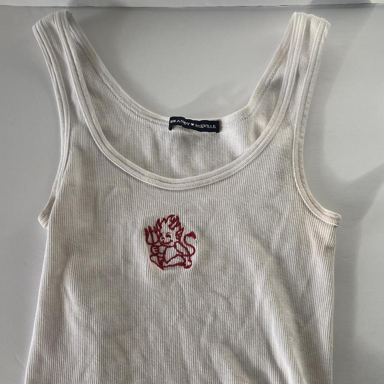 Brandy Melville devil tank top brand: brandy, one... - Depop