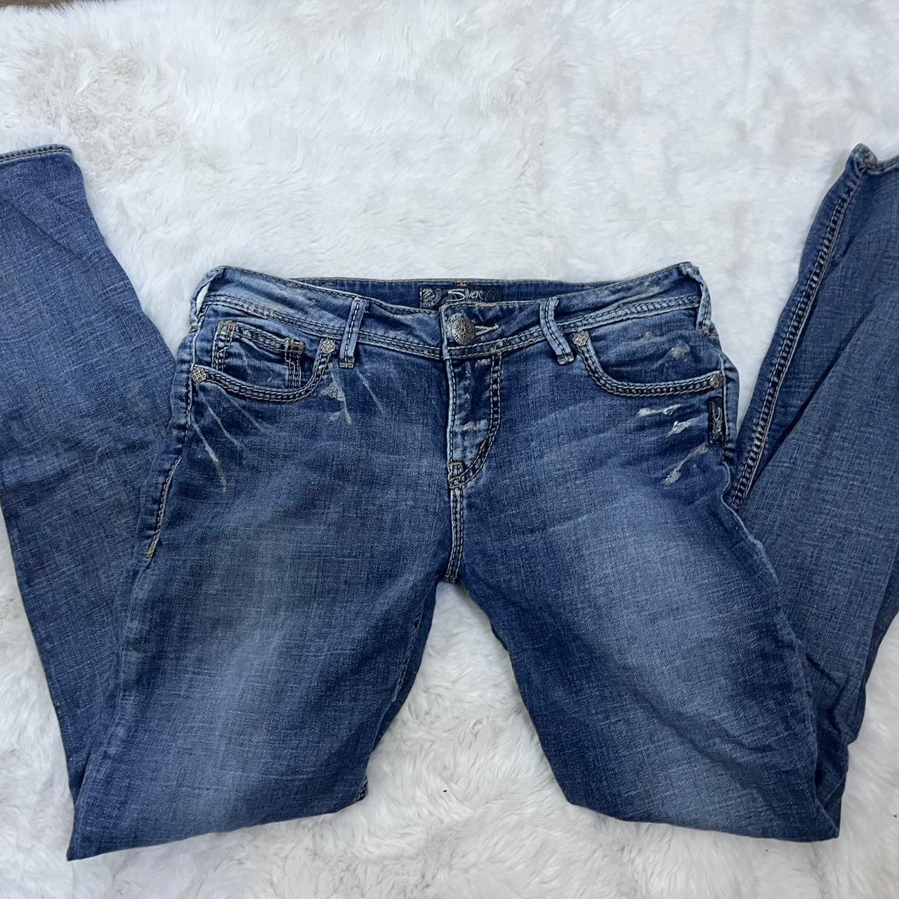 low rise jeans Grunge emo mcbling • low rise skinny... | Depop