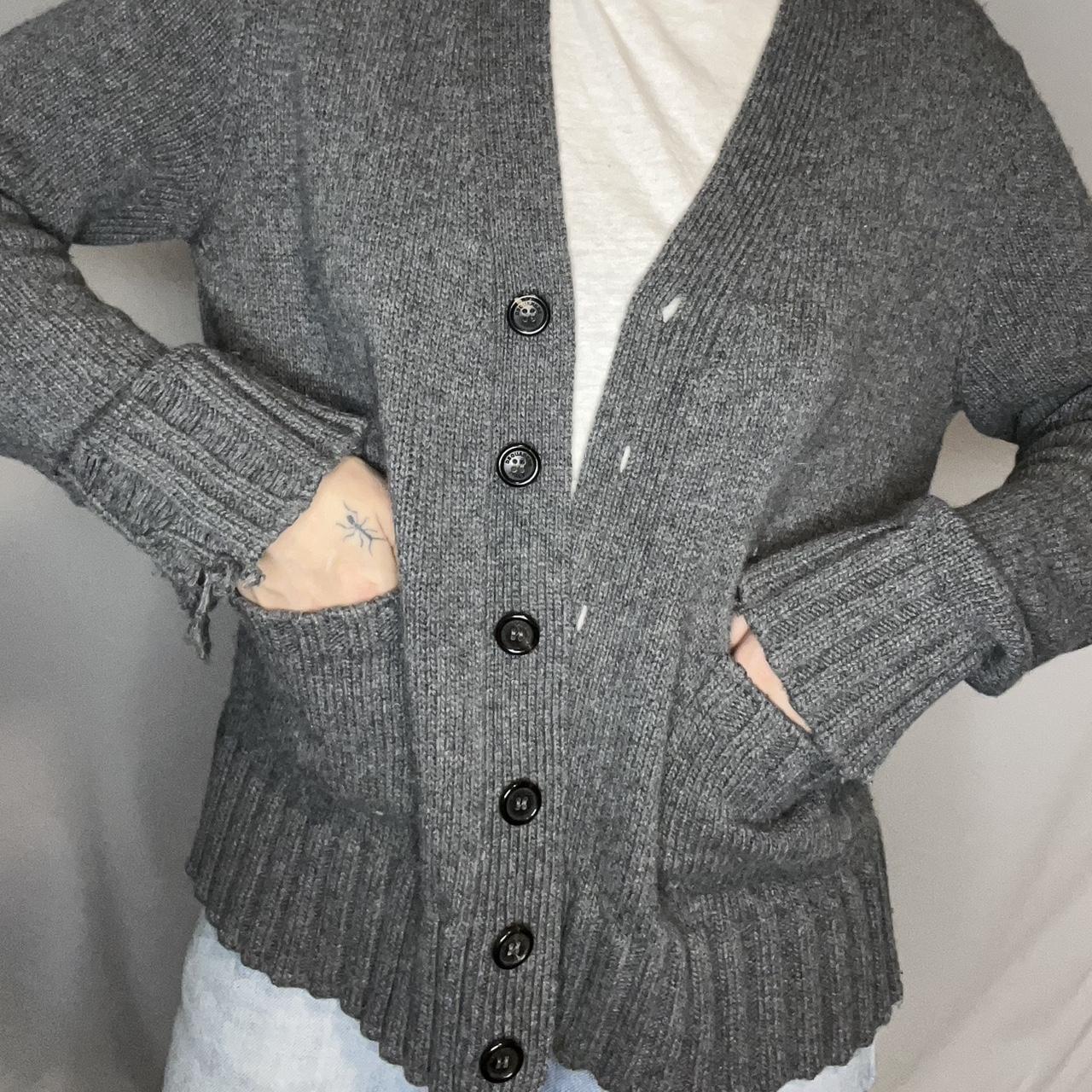 Dsquared2 Women's Grey Cardigan | Depop