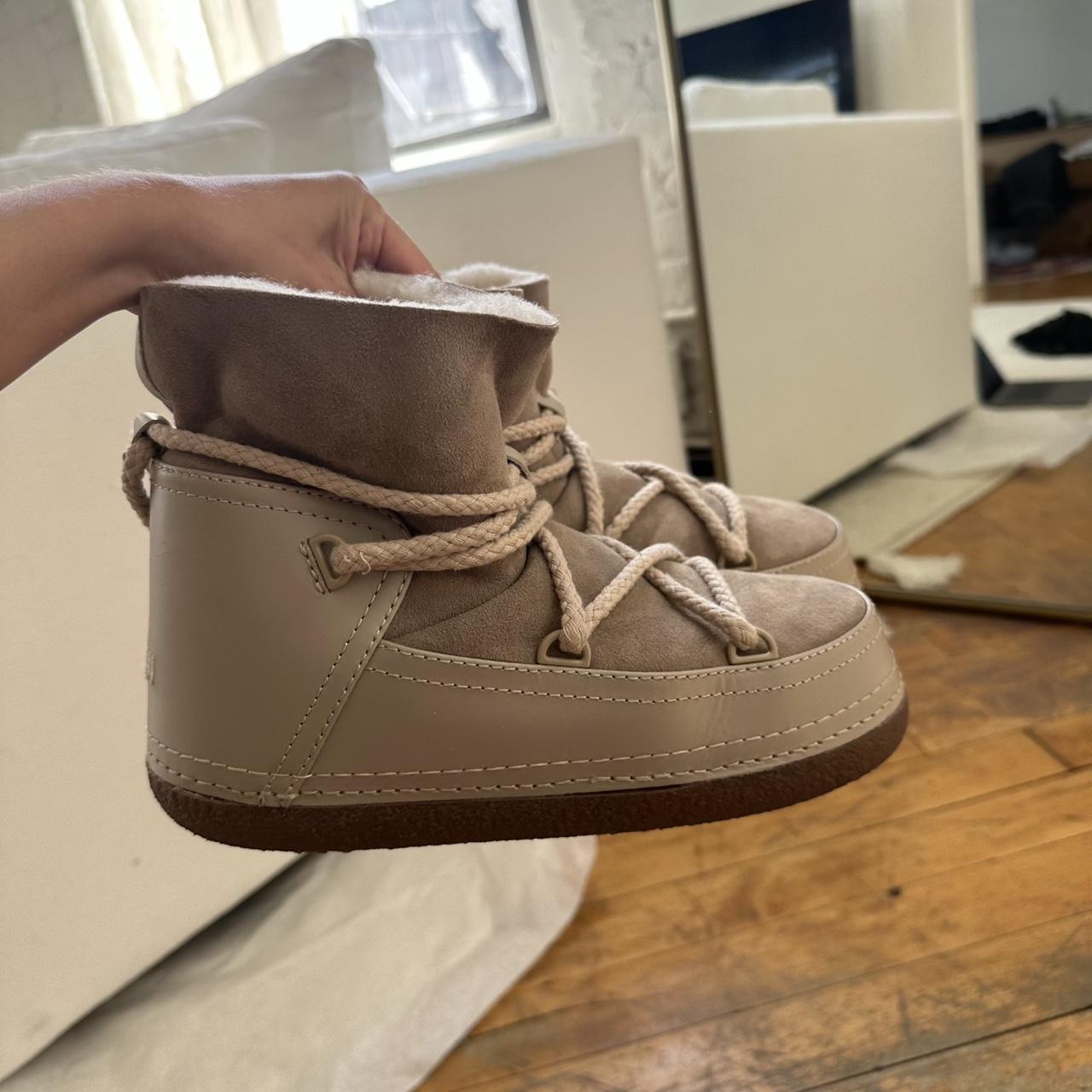 Inuikki mini brown boots - Depop