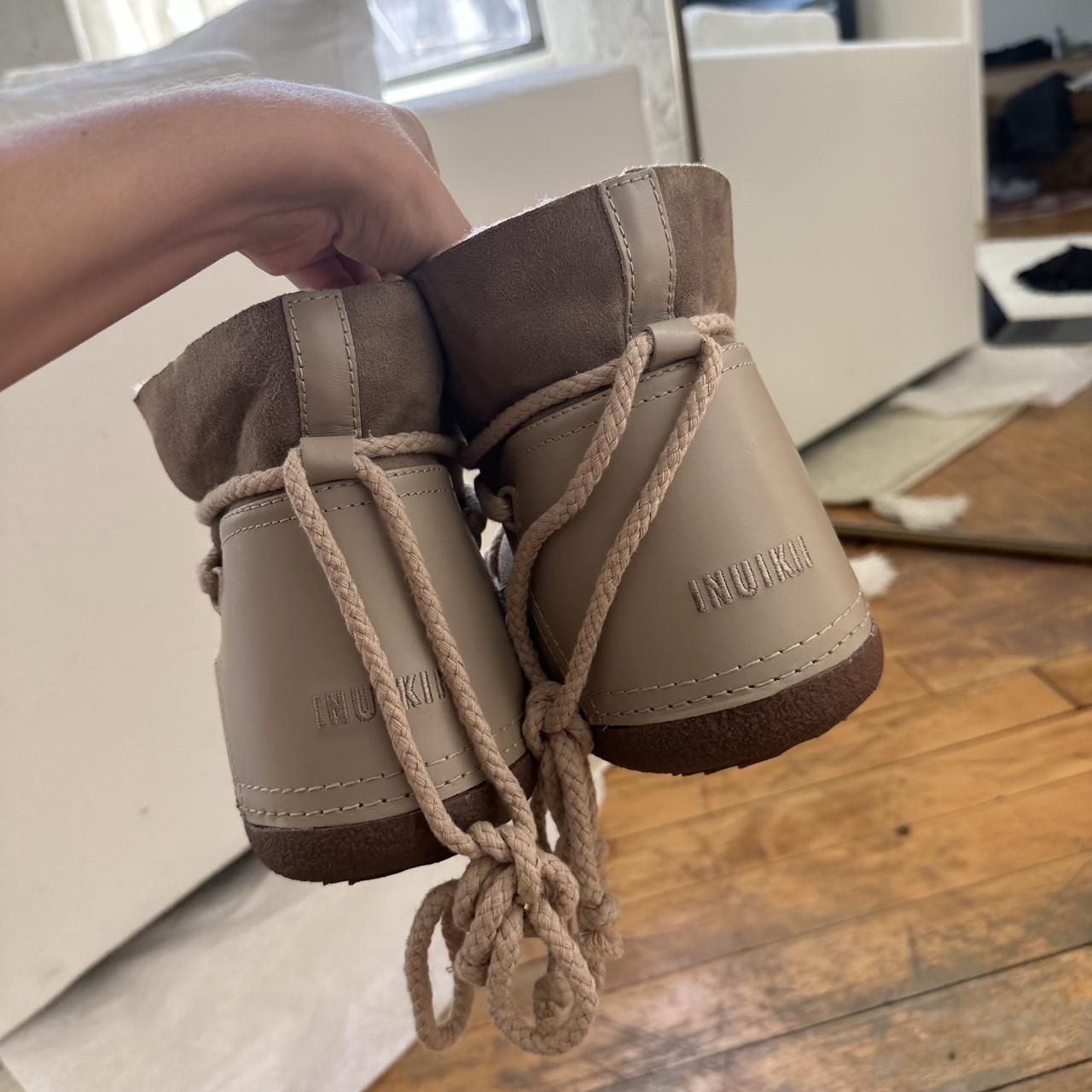 Inuikki mini brown boots - Depop