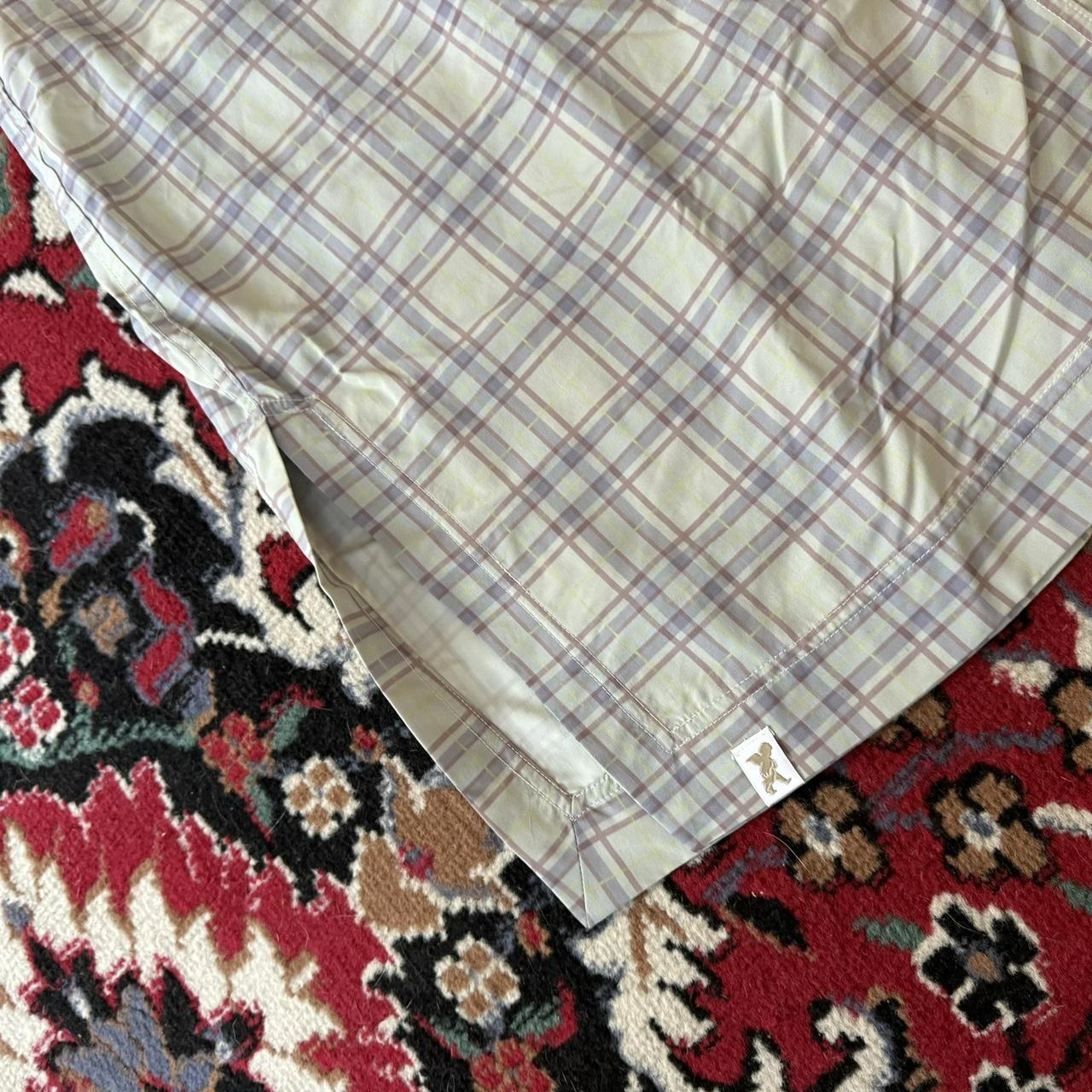 Peachy Den plaid pastel midi skirt - Depop