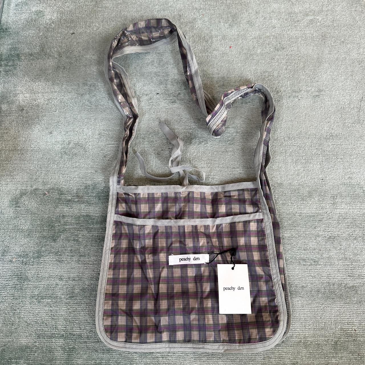 Peachy Den plaid cross body bag new with tags | Depop