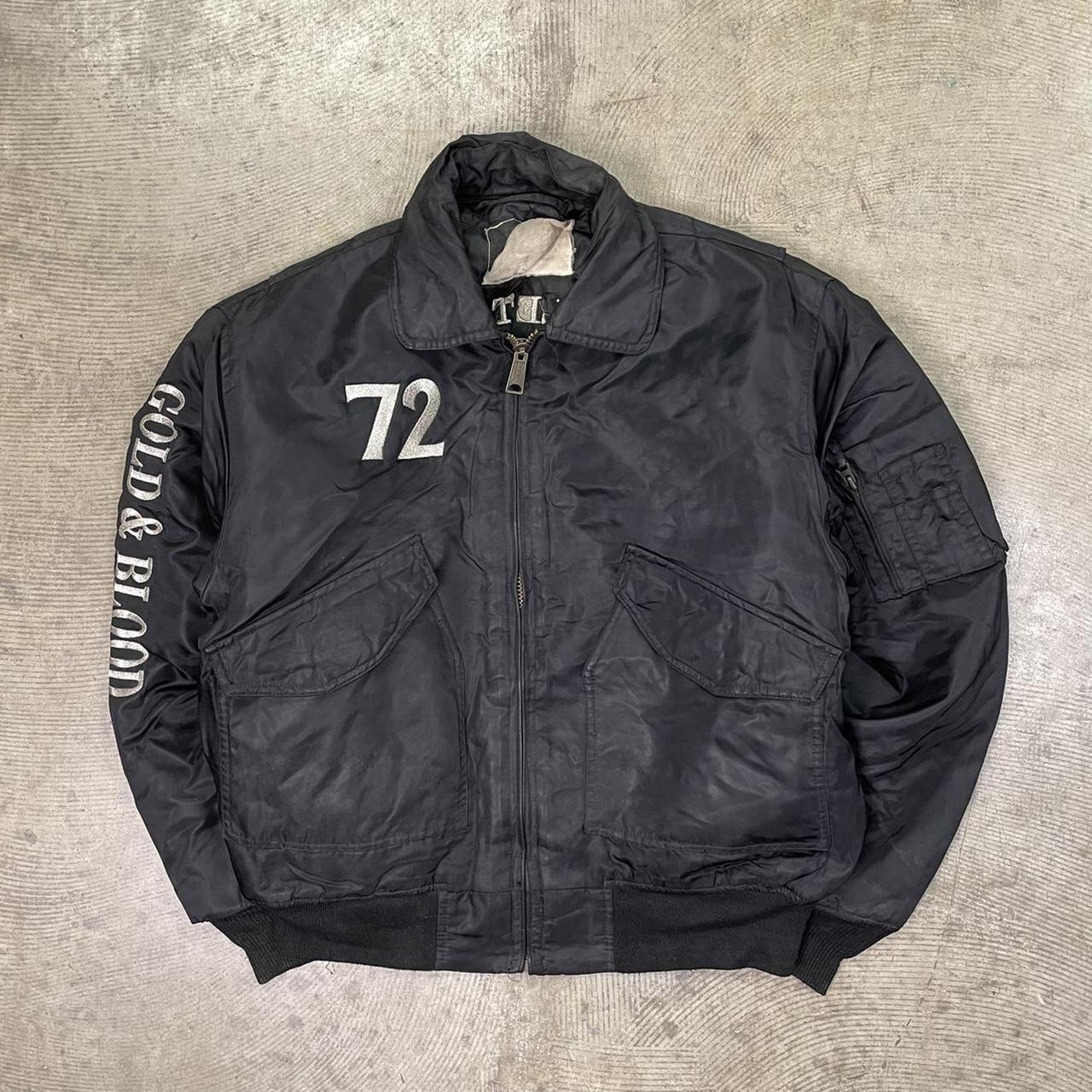 Unbranded Men's Black and Green Jacket | Depop