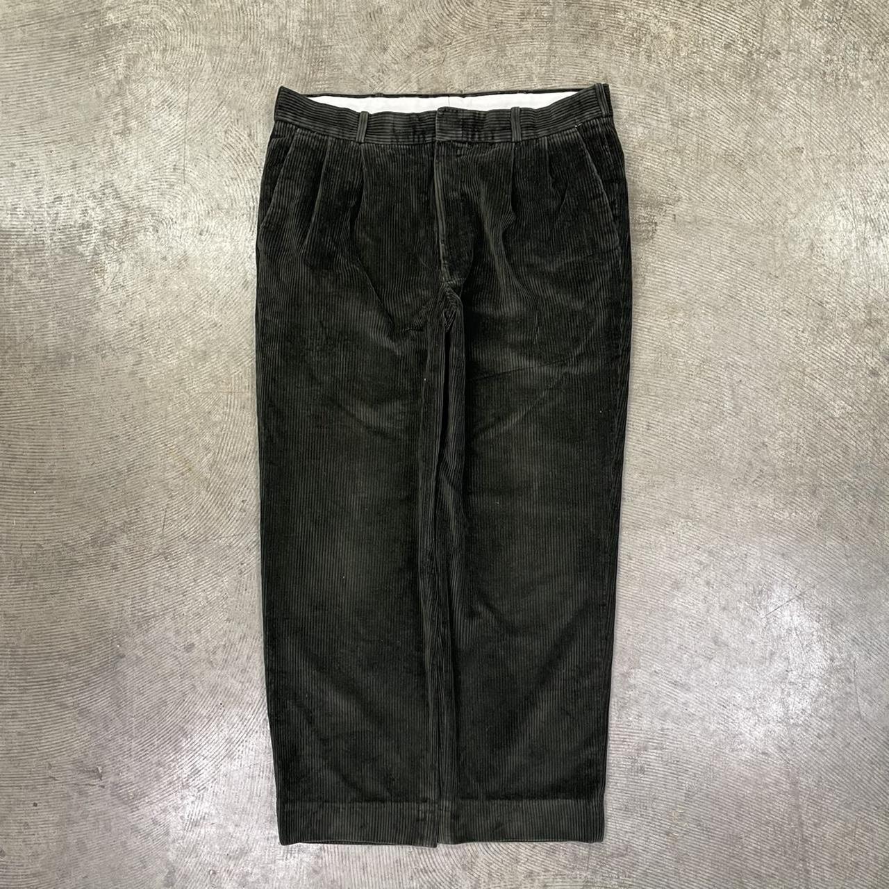 Unbranded Men's Green and Khaki Trousers | Depop