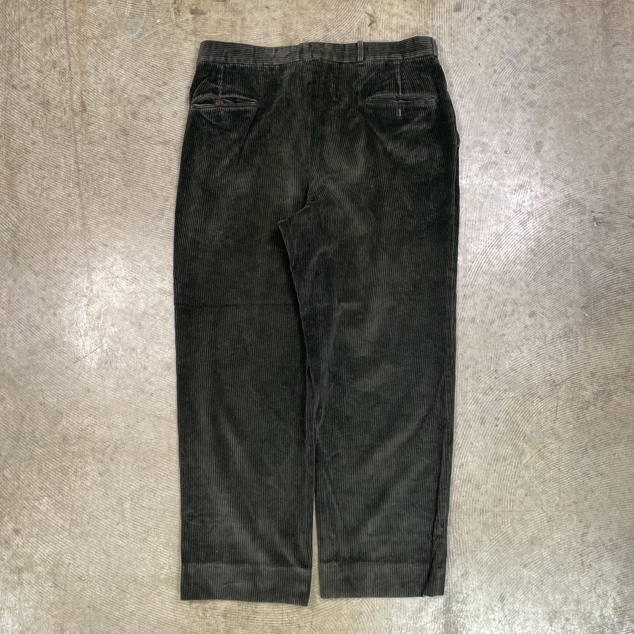 Unbranded Men's Green and Khaki Trousers | Depop