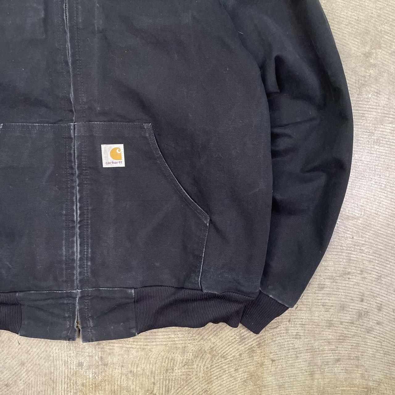 Carhartt Men's Black and Grey Jacket | Depop