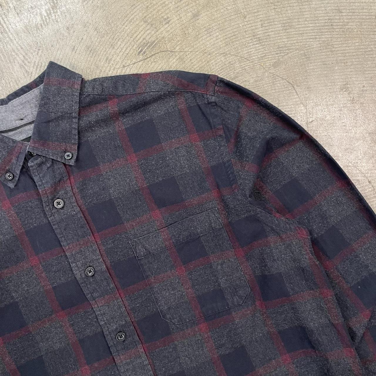 Unbranded Men's Blue and Grey Shirt | Depop