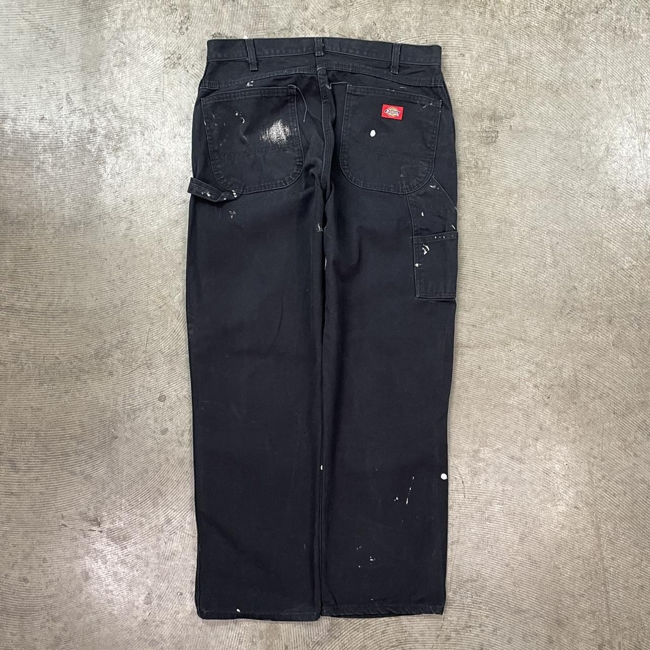 Dickies baggy work pants black Vintage dickies... - Depop