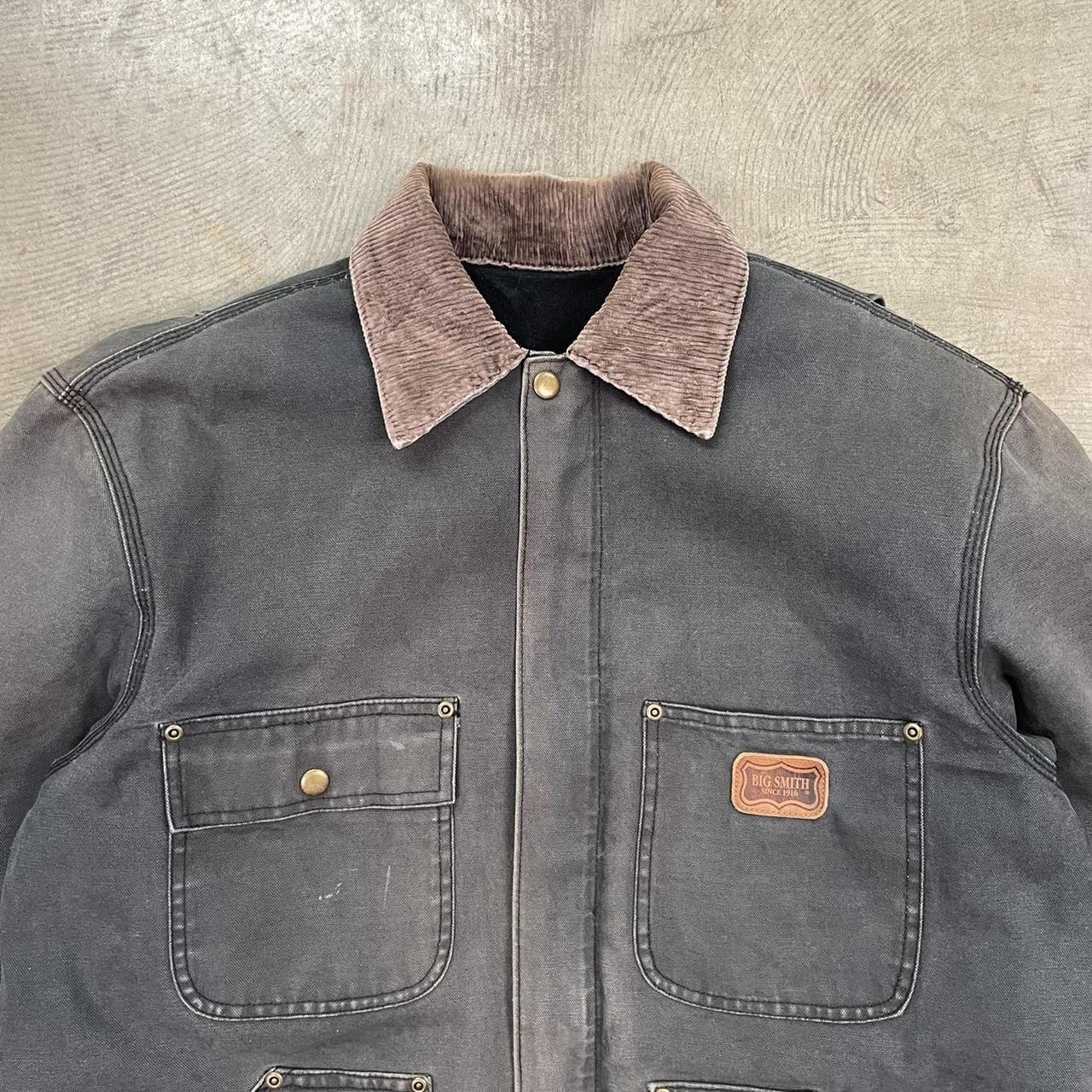 Brand not known Men's Grey and Brown Coat | Depop