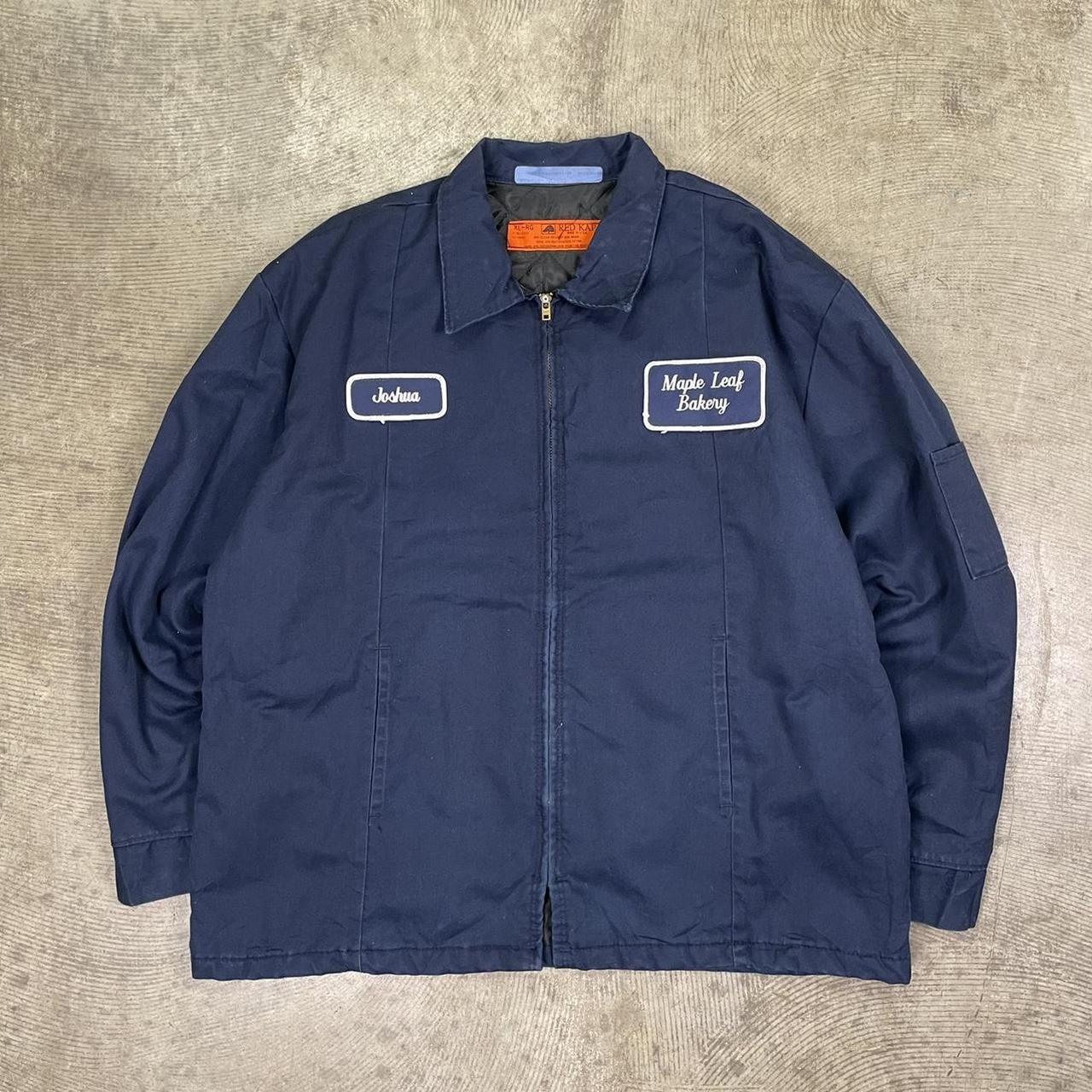 Vintage boxy Detroit work jacket 90s Redkap... - Depop