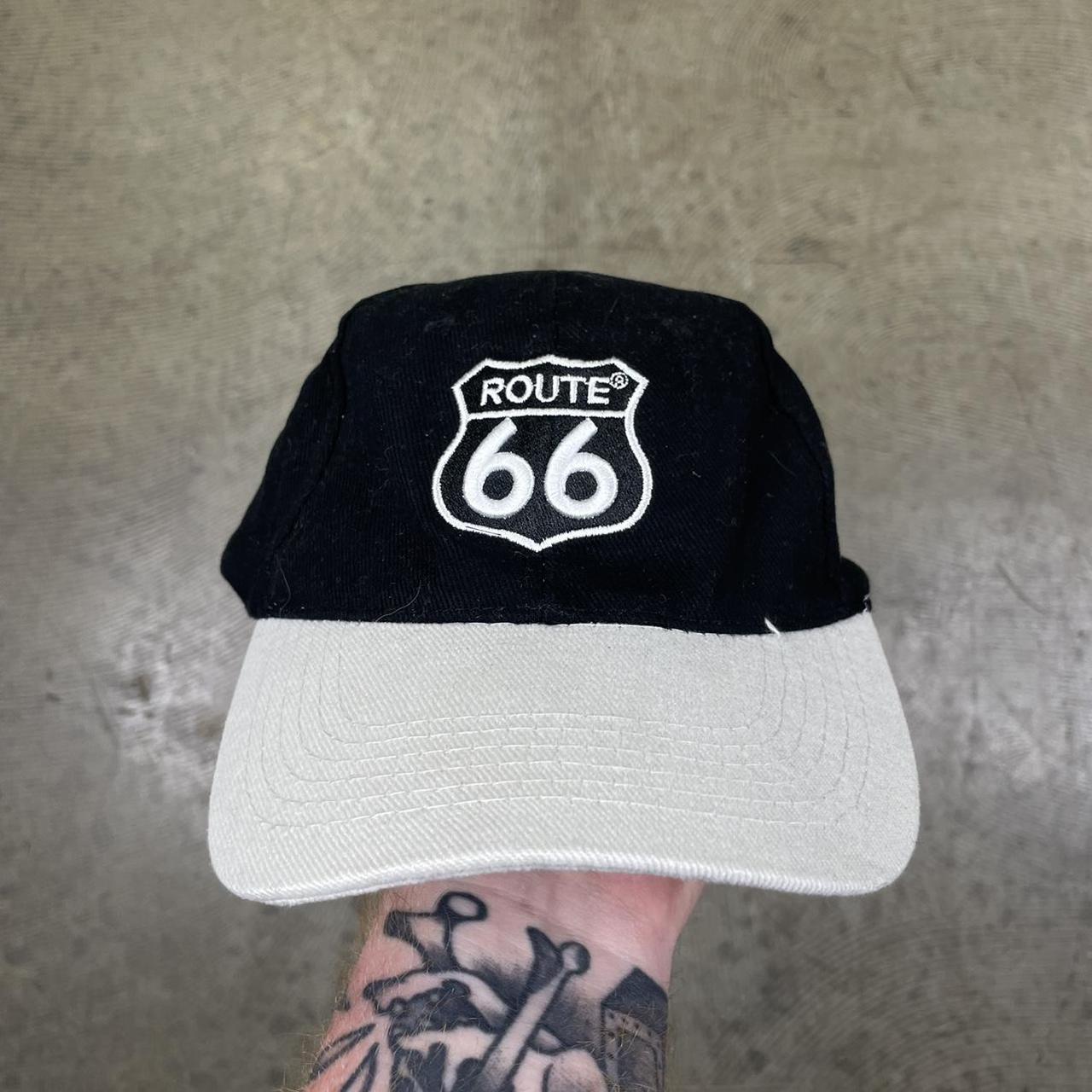 Vintage route 66 hat Vintage 90s route 66 6 panel... - Depop