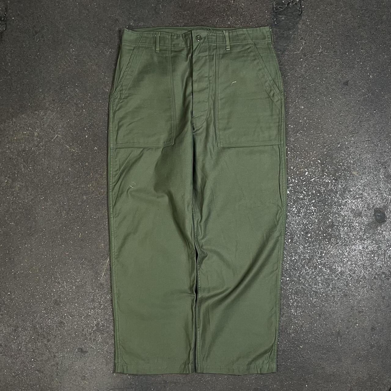 Vintage OG107 military pants 1980s OG-107 US army... - Depop
