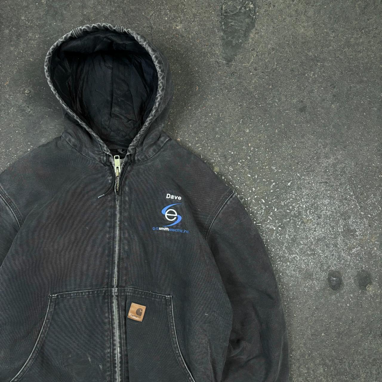 Carhartt active work jacket black Vintage Carhartt... - Depop