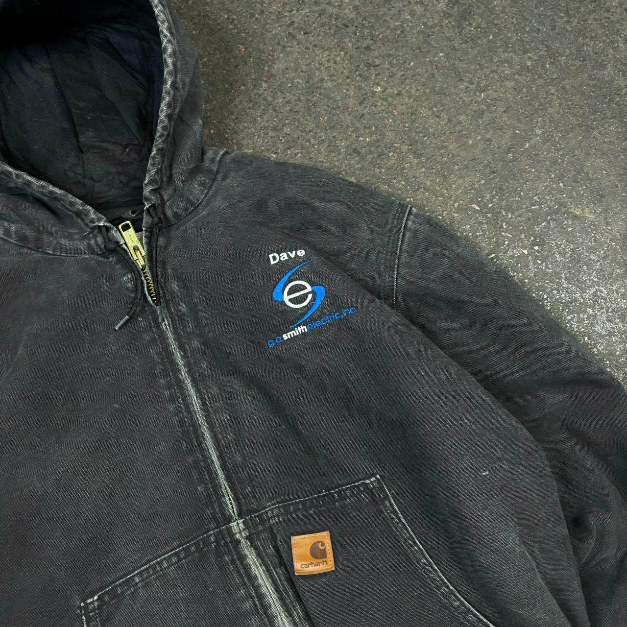 Carhartt active work jacket black Vintage Carhartt... - Depop
