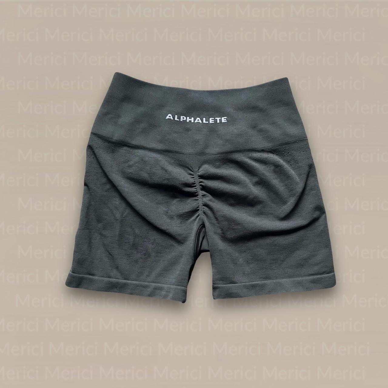 Alphalete amplify shorts Grey • extra small • has... - Depop