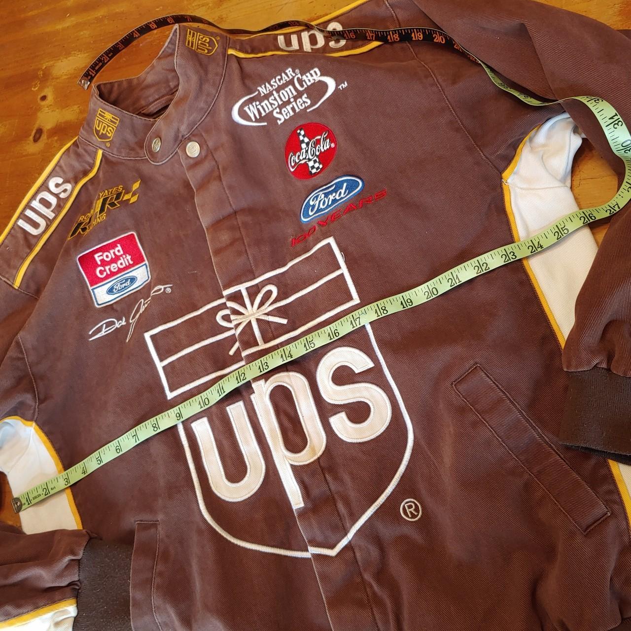 Vintage Dale Jarrett NASCAR UPS Racing Jacket * has... - Depop