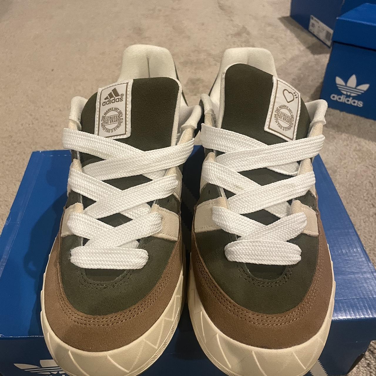 adidas adimatic human made collab size 11 fit like 10.5 - Depop